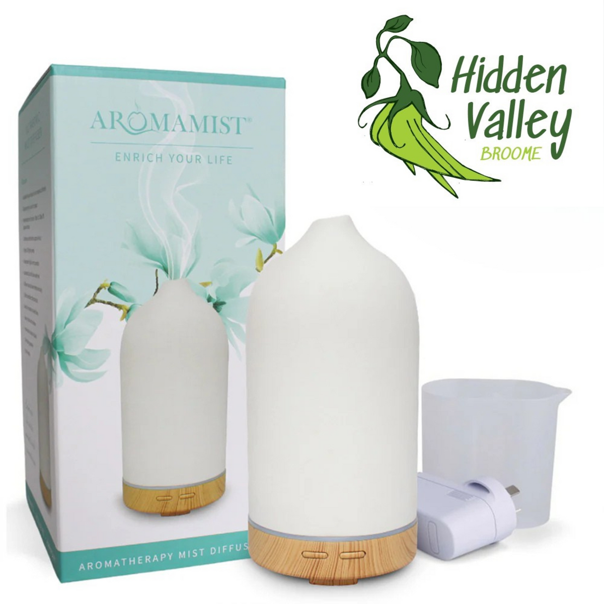 Aromatherapy Ceramic Mist Diffuser – Hidden Valley Broome