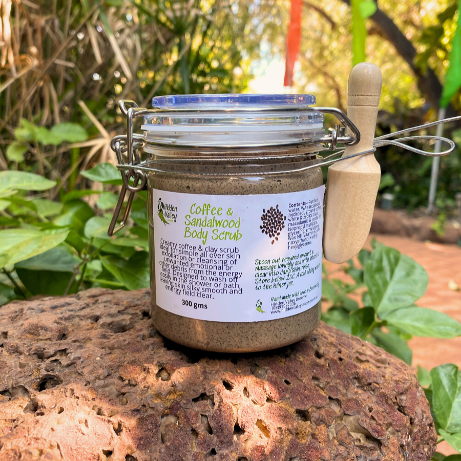 Coffee & Sandalwood Body Scrub – Hidden Valley Broome