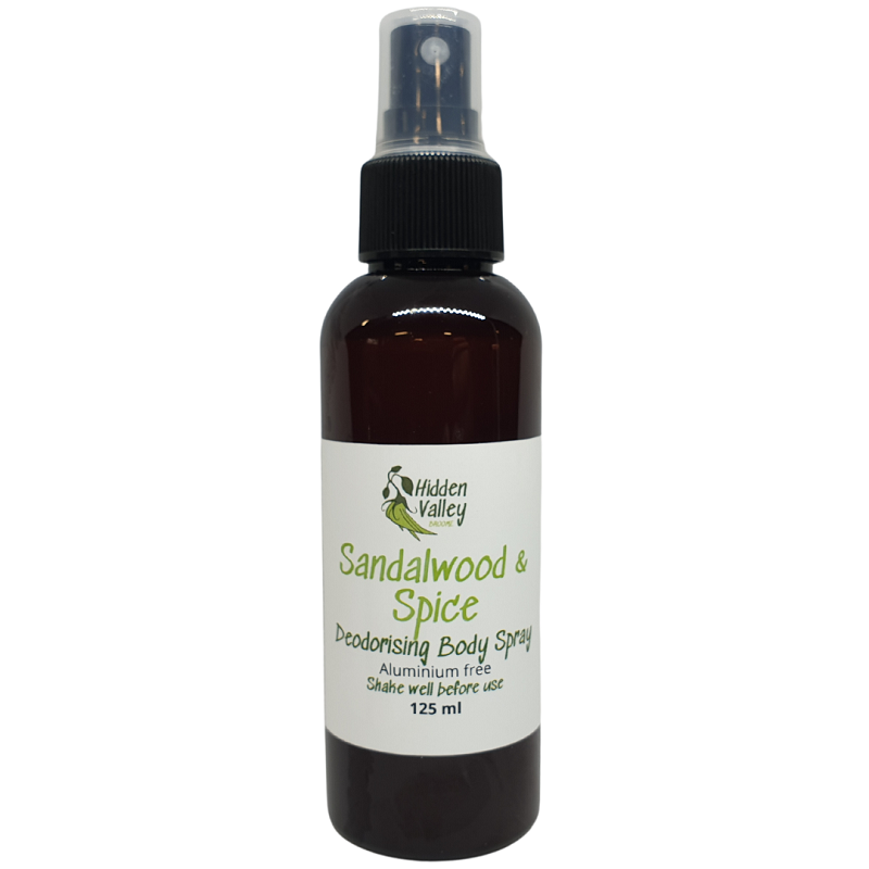 Sandalwood & Spice Body Spray – Hidden Valley Broome