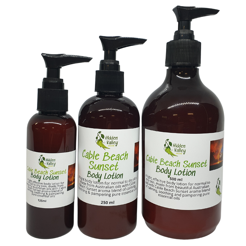 Cable Beach Sunset Body Lotion – Hidden Valley Broome