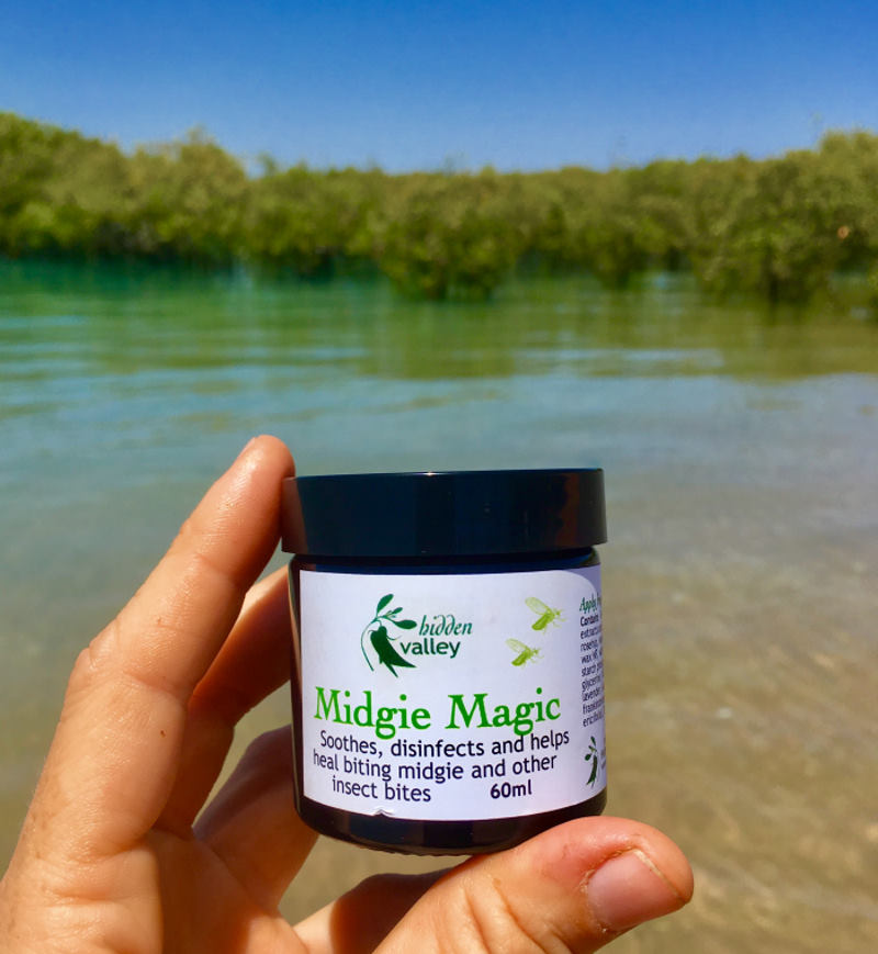 Midgie Magic – Hidden Valley Broome